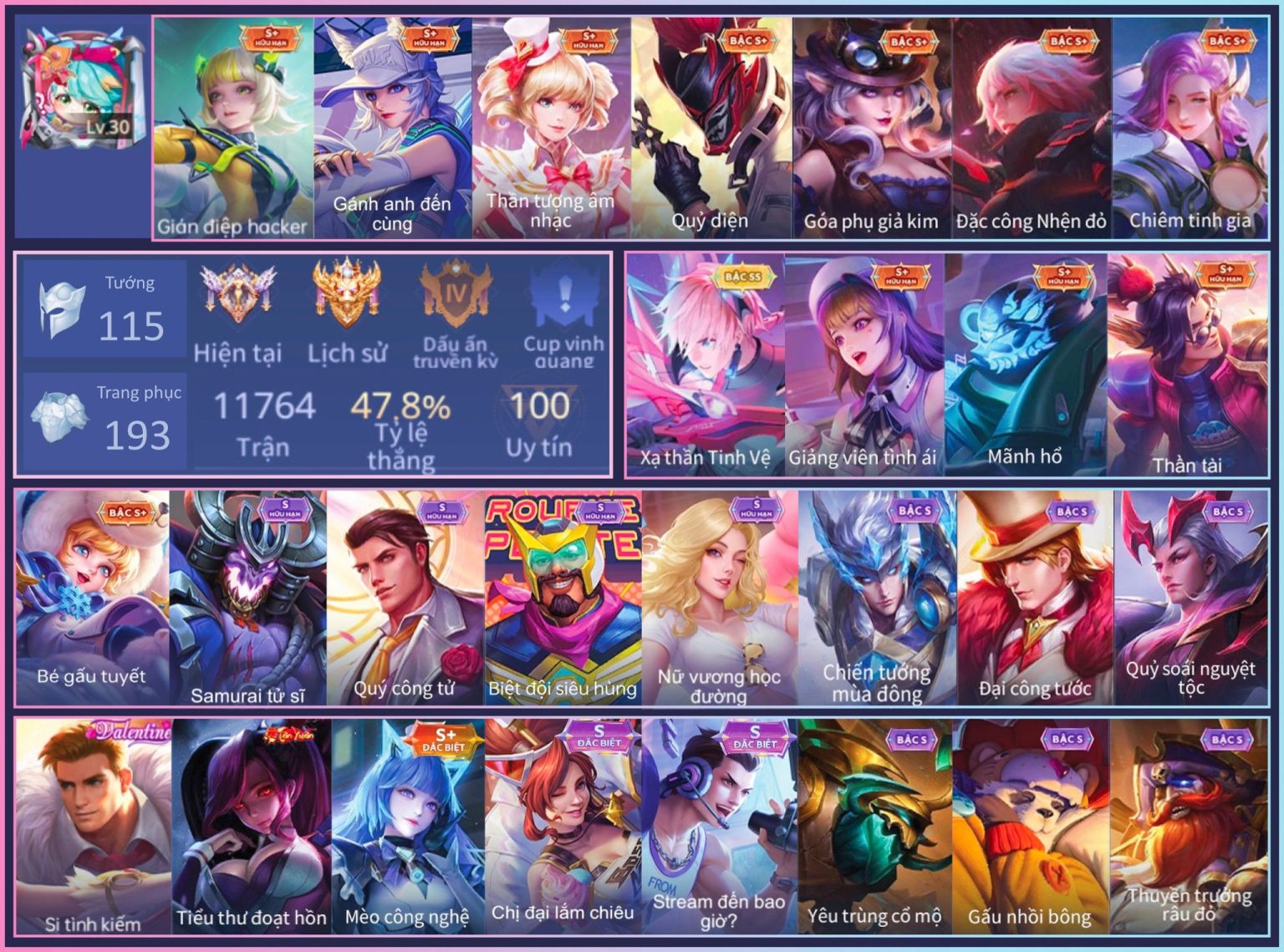 TẶNG ACC LIÊN QUÂN VÀO ĐƯỢC 100% - CẬP NHẬT NICK HÀNG NGÀY - TẶNG ACC ...